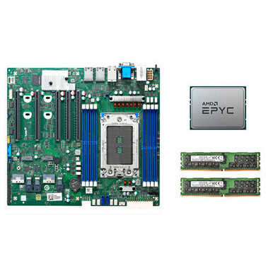 Amd Epyc 72F3 Cpu+Tyan S8030 Gm2Ne Server Motherboard+Samsung 32G 3200Mhz Memory X2- - SPW ...