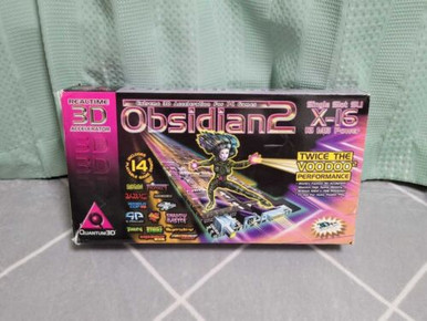 Voodoo2 Sli 3Dfx Pci Video Card Quantum3D Obsidian2 X-16 16Mb W/ Box ...
