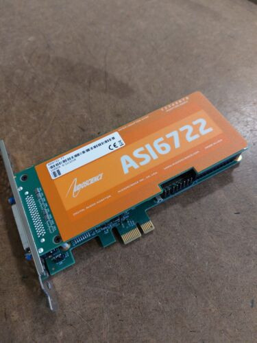 Audioscience Asi6722 Broadcast Pci-Express Sound Card With Cables ...