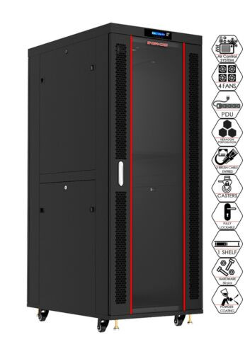 42U 39" Free Standing Server Rack Cabinet Enclosure (24"W X39"D X84"H ...