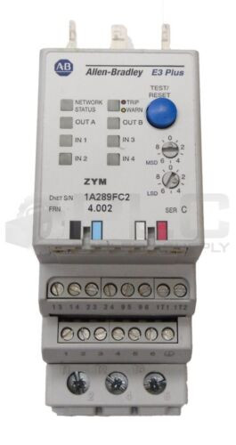 Allen Bradley 193-Ec2Bd /C E3 Plus Solid State Overload Relay 3-15A ...