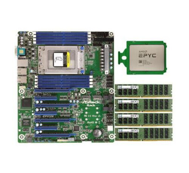 Asrock Rack Epycd8 Motherboard+ Amd Epyc 7642 48C/96T Cpu +64G(416)2133P Ram - SPW Industrial