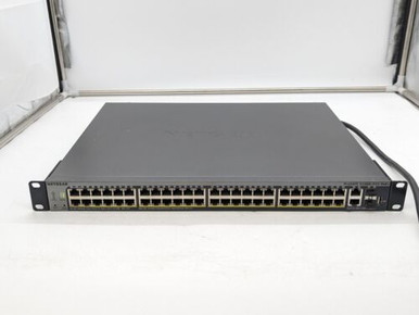Netgear Prosafe S3300-52X-Poe+ 48 Port Gigabit Ethernet Network Smart ...