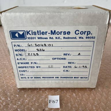 Shop Brand New- Kistler-Morse Model 826 / 61-3048-01 Dual Setpoint Module || Warranty backed by ...