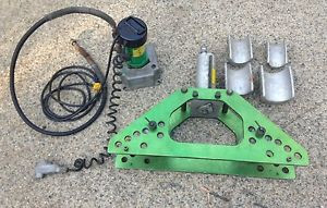 Greenlee 777 Hydraulic Conduit Segment Bender With 915 Hydraulic Pump ...