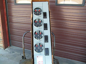 Cutler-Hammer 1Mm412Rrlbc Meter Stack 4 Socket 125A 120/240 1-Phase ...