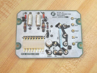 Shop Fife Pcm-6 Electrometer Preamp Card Pcm6 52925 52925-3 F backed by ...