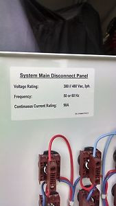 Ge System Main Disconnect Panel - SPW Industrial