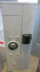 Cutler Hammer 400 Amp 1 Phase 120/240 Volt Main Breaker Meter Stack ...