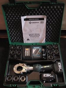 Greenlee Fairmont EK622L 18V Li-Ion with 13 U Dies Hydraulic Crimper ...