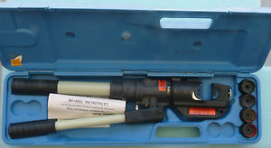 THOMAS & BETTS TBM14M MANUAL HYDRAULIC CRIMPING TOOL 14 TON WITH CASE ...
