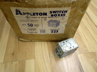 Shop Appleton 225 Switch Boxes Pack Of 50 backed by a 1-year warranty ...