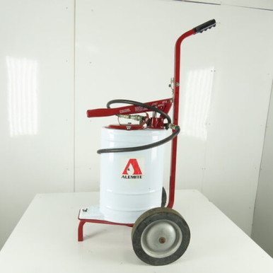 Shop Alemite 7149-4 High Volume Oil Grease Manual Bucket Pump W/Cart ...