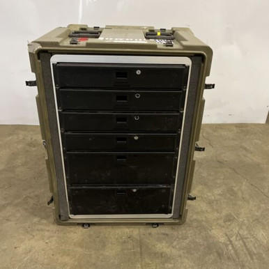 Shop 33" X 25" X 20" Ecs Composites Military Wheeled Storage Case With ...