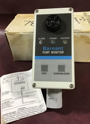 Shop Barnant Pump Monitor. Gems Sensor. Intrinsically Safe. Model Ta 731 Alarm Panel. backed by ...