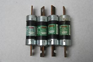 4 Bussman Fusetron FRN-R-200 Time Delay Fuses Class RK5, 200A, 250V ...