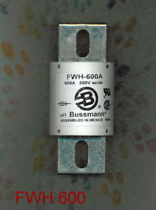 BUSS FWH-600 FUSE 500 VOLT 600 AMP FWH 600 FWH600 (New) - SPW Industrial