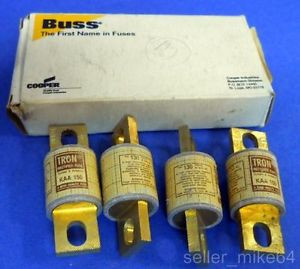 BUSSMANN KAA-150, RECTIFIER FUSE, 130 VAC, 150 AMPS, Pack of 4, - SPW ...