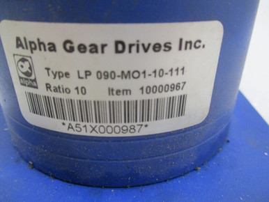 Shop Wittenstein, Inc. Lp 090-Mo1-10 -111-000 Inline Gear Reducer 10:1 ...