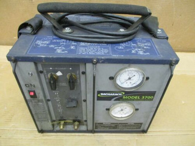 Shop Model 3700 Bacharach Refrigerant Recovery System 2000-3700 A3606Dh ...