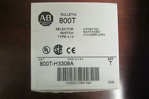 Allen Bradley 800T H3308A 2 Position Maintained Cylinder Lock Selector ...