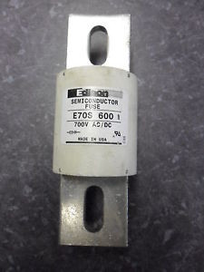 E70S 600 Amp Semiconductor Fuse FWP 600 700 Volt - SPW Industrial