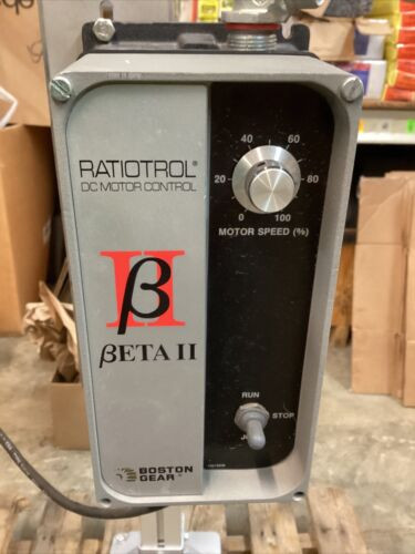 Shop Boston Gear Ratiotrol Dc Motor Control Beta Ii Model #Rba2 backed ...