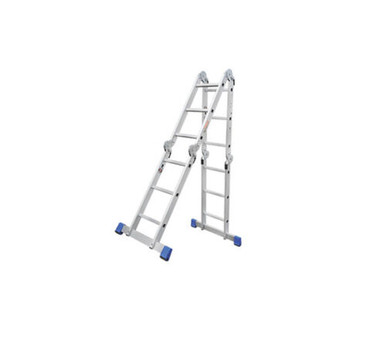 Shop Folding Ladder Aluminum Body With Robust Steel Hinge backed by a 1 ...