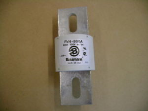 BUSSMANN SEMICONDUCTOR FUSE CAT# FWH-800A NOB - SPW Industrial