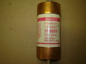 Pack of (3) Gould Shawmut Tri-onic Dual Element Time Delay TR600R ...