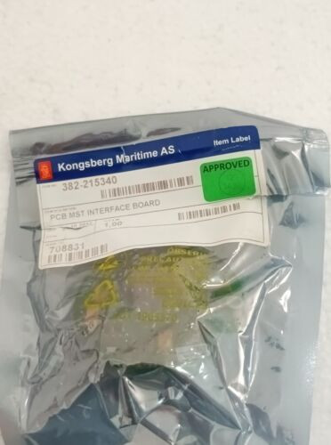 Shop Kongsberg Maritime 382.215340 Pcb Mst Interface Board backed by a ...