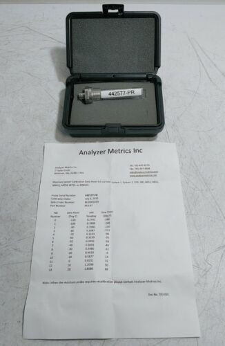 Shop Panametrics M Series Aluminum Oxide Moisture Probe M2Lrt backed by ...