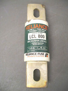 Reliance Time Delay Fuse Cat# Lcl800 800A 600V Nob - SPW Industrial