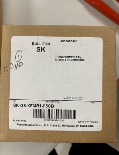 Shop Sk-G9-Xfmr1-F5Cb - Rockwall Automation Powerflex 700 Fan ...