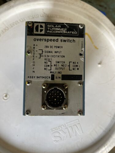 Shop Used Solar Turbine Overspeed Switch 947042C9-2 backed by a 1-year ...