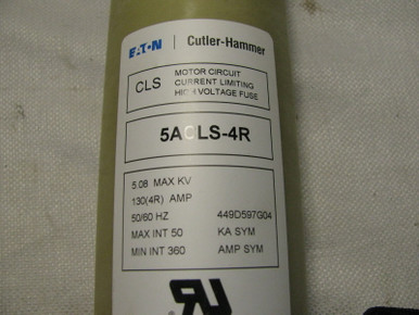 Eaton/Cutler-Hammer 5Acls-4R High Voltage Fuse - SPW Industrial