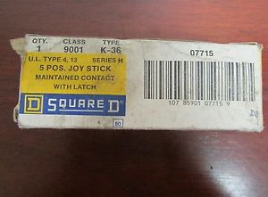Square D 9001 K 36 5 Position Joystick Controller Operator - SPW Industrial