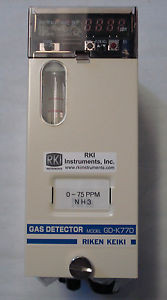 Riken Keiki Model Gd-K77D Rki Smart Gas Detector Nh3 Sensor,0-75Ppm ...