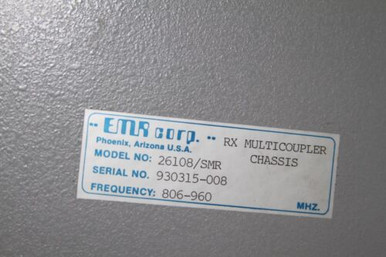 Shop Receiver Multicoupler 806-960Mhz 8Port Emr Model# 26108/Smr backed ...
