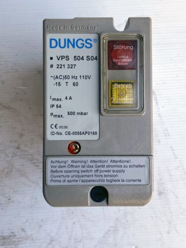 Shop Dungs Vps 504 S04 Gas Valve Proving System backed by a 1-year ...