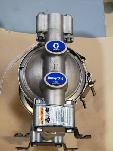 Shop Graco D54311 Husky 716 Stainless Steel Air Operated Double Diaphragm Pump New backed by a 1 ...