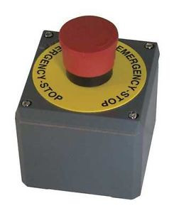 Ge Ge-Esca Emergency Push Button Station, Red - SPW Industrial