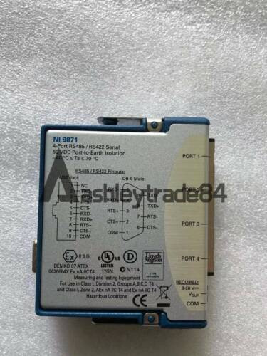 Shop One Used National Instruments Ni 9871 Ni-9871 Model backed by a 1 ...