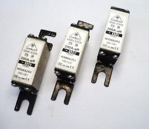 Pack of 3 JEAN MULLER VDE0636 HSLQ0 FUSE 200A 690V R5085253 - SPW ...