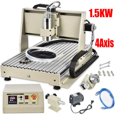 Shop Usb 4 Axis Cnc 6040Z Router Milling Machine Engraver Diy Engraving ...