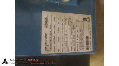 Shop Demag Dc-Com 2 250 1/1 H5 V7.2/1.8, Dc Hoist, 24V, Ip55 Rated, New ...