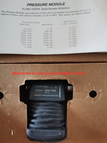 Shop Ship / Fluke 700P29 Pressure Module Fast Delivery backed by a 1 ...