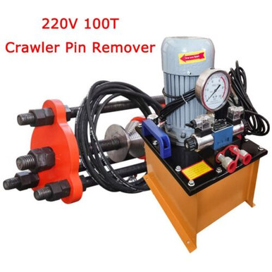 Shop 100T Crawler Pin Remover 2Hp 220V Chain Pressing Machine For ...