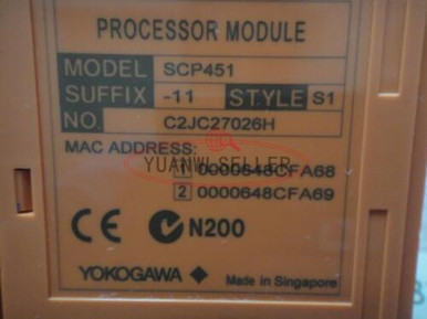 Shop One Yokogawa Scp451-11 Processor Module Tested backed by a 1-year ...
