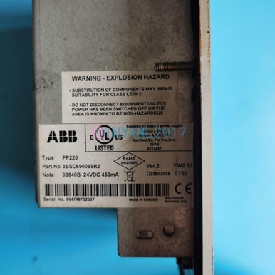Shop 1Pcs Used Abb Process Panel Pp220 3Bsc690099R2 backed by a 1-year ...